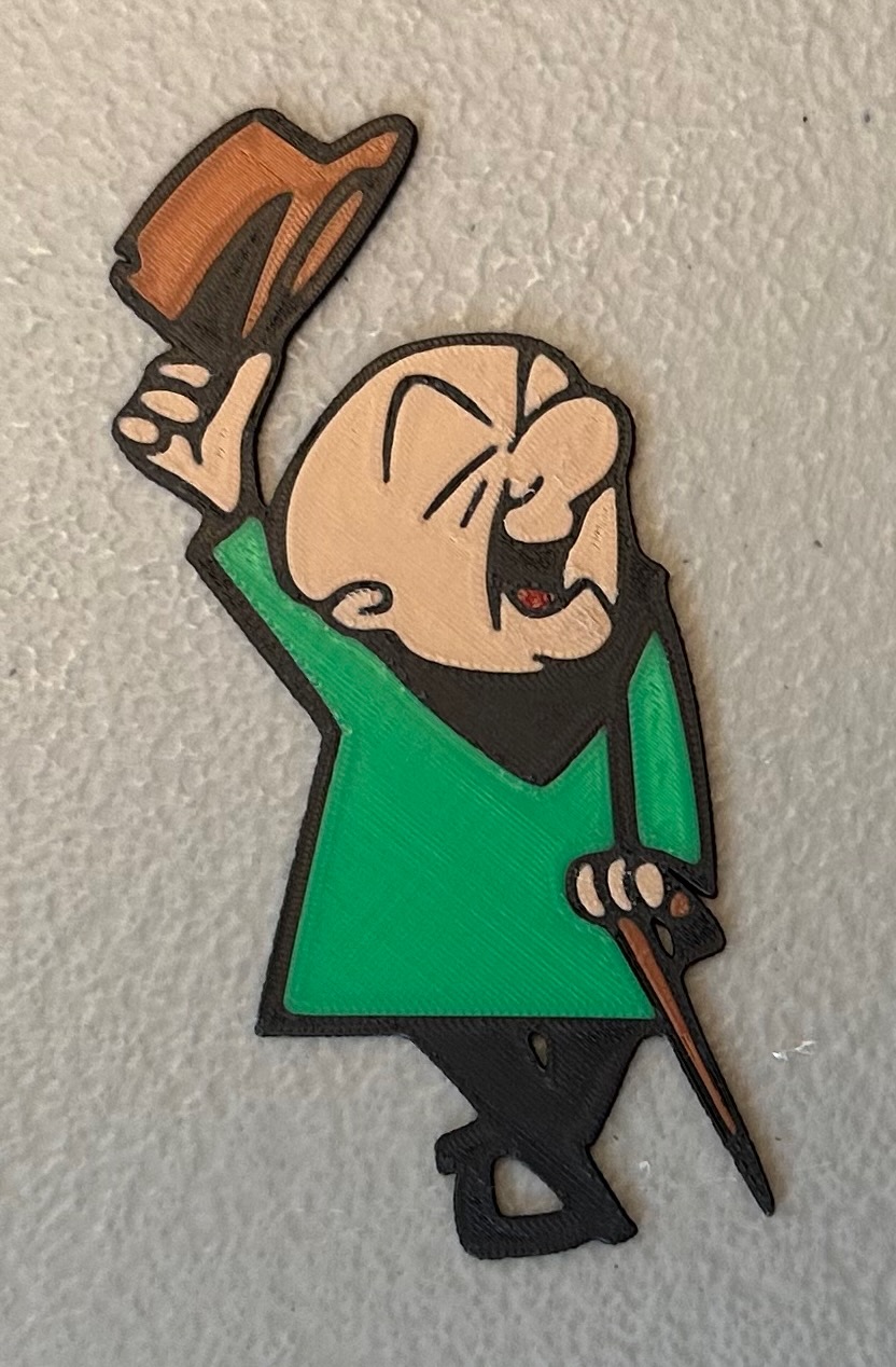Multicolor Mr. Magoo Magnet por wotfan69 | Descargar modelo STL ...