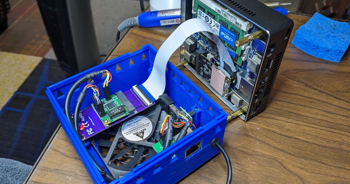 Gigabyte Brix Bottom Extension by VasDrafts | Download free STL model ...