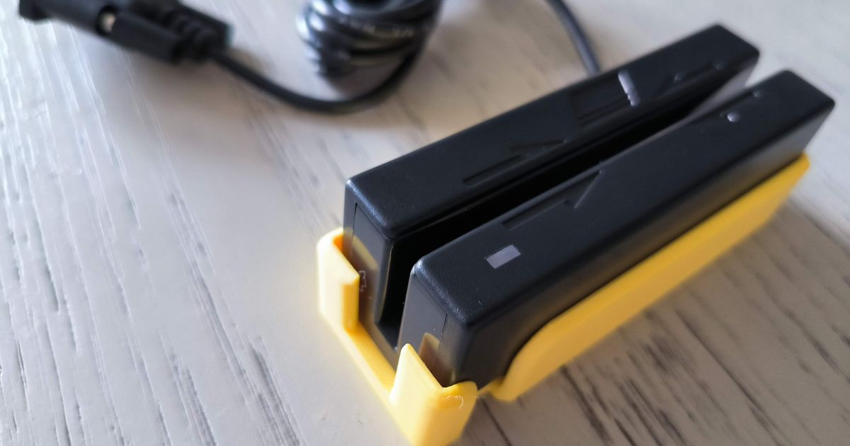 Swipe card reader holder by ME3D | Download free STL model | Printables.com