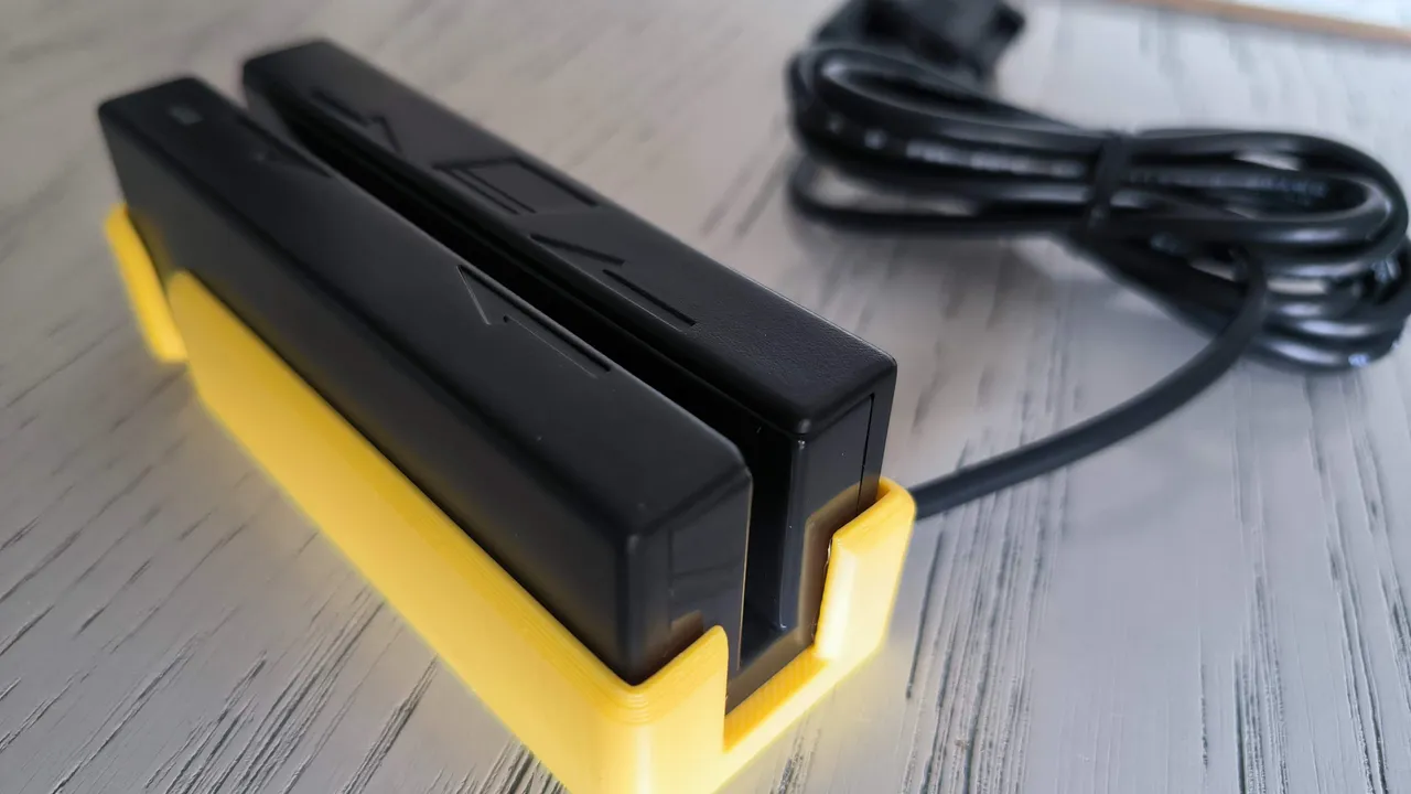 Swipe card reader holder by ME3D | Download free STL model | Printables.com
