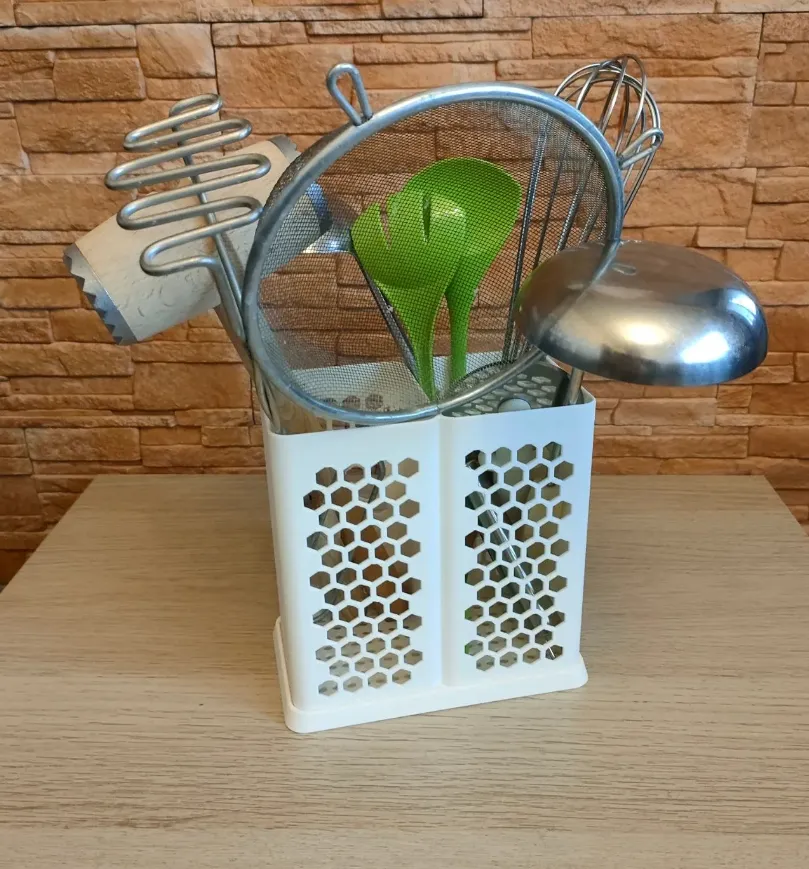 Kitchen utensil basket by DGA | Download free STL model | Printables.com