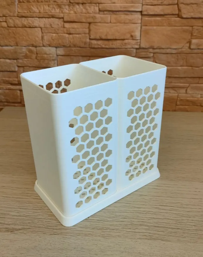 Kitchen utensil basket by DGA | Download free STL model | Printables.com