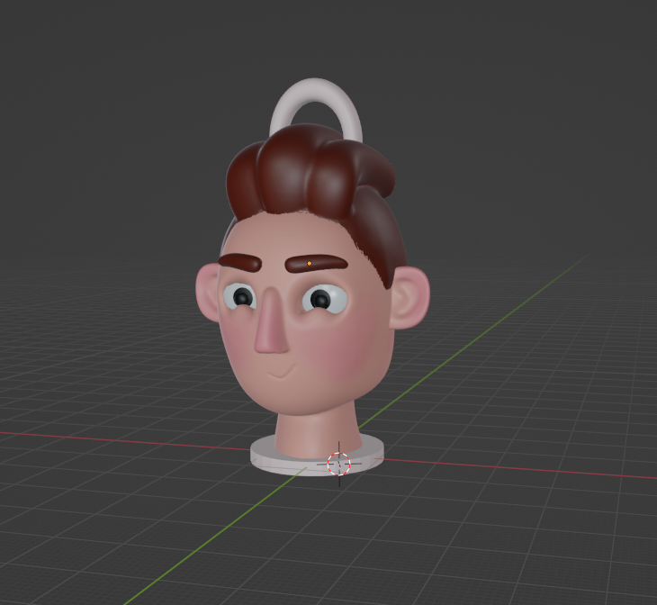 Cool guy keychain by TommyD | Download free STL model | Printables.com