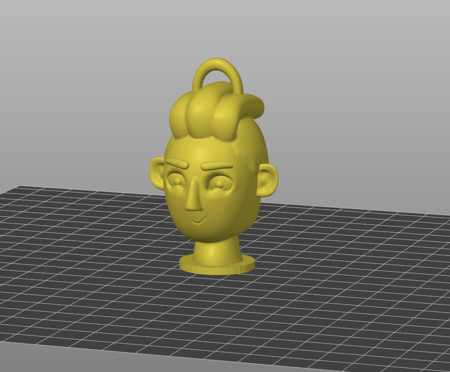 Cool guy keychain by TommyD | Download free STL model | Printables.com