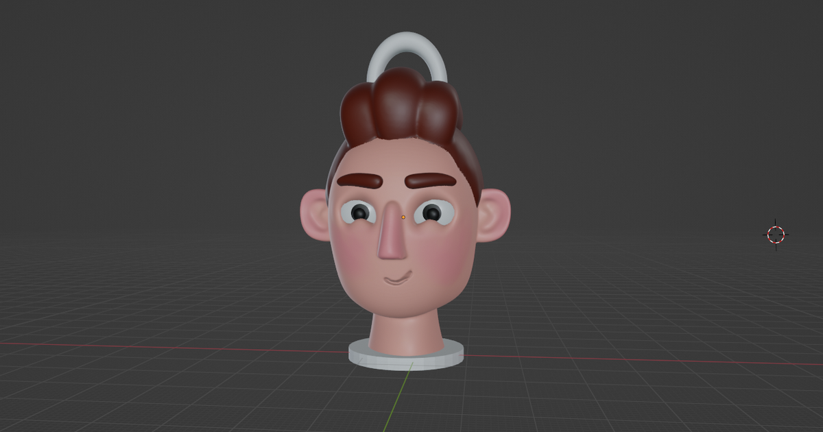 Cool guy keychain by TommyD | Download free STL model | Printables.com