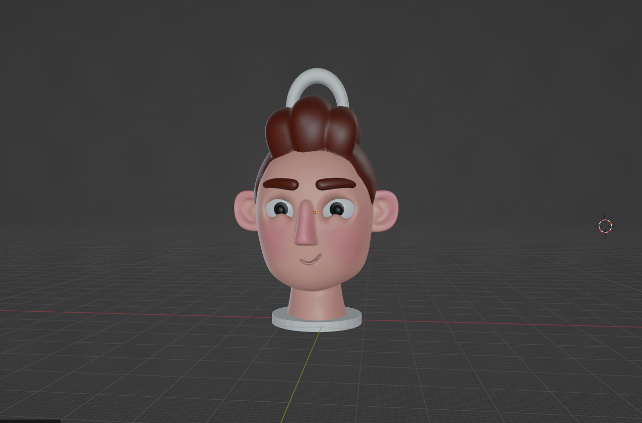 Cool guy keychain by TommyD | Download free STL model | Printables.com