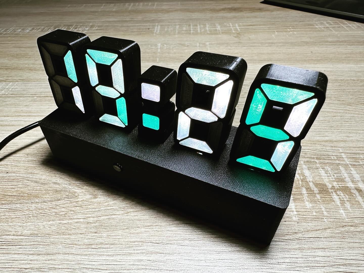 LED Clock - MICRO [ powered by WLED ] by Marius M | Download free STL ...