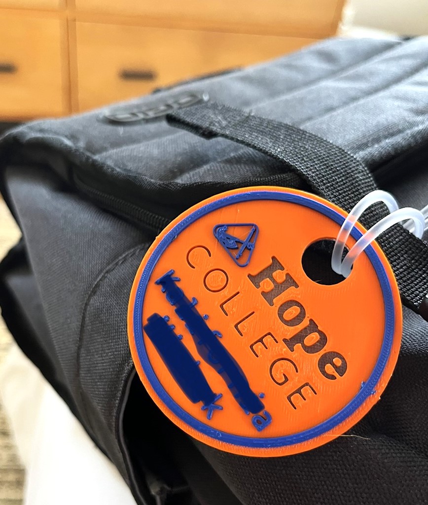 Hope College Bag Tag by Allen M | Download free STL model | Printables.com