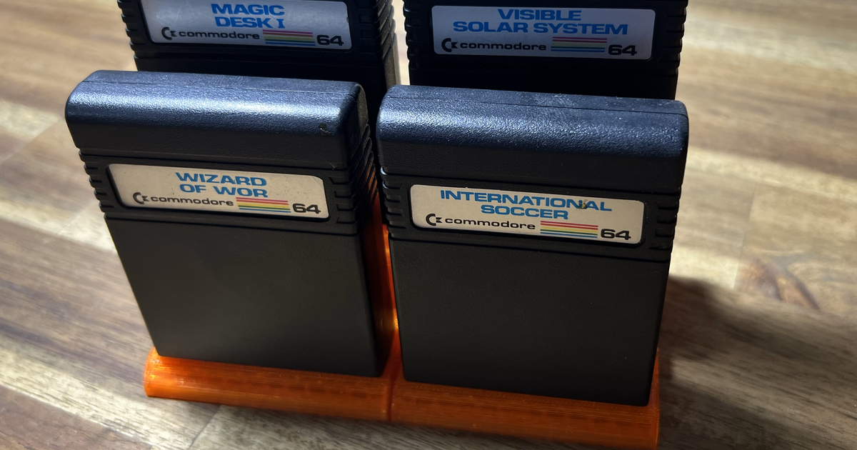 C64 Cartridge Presentation Stand by distressedprinter | Download free ...