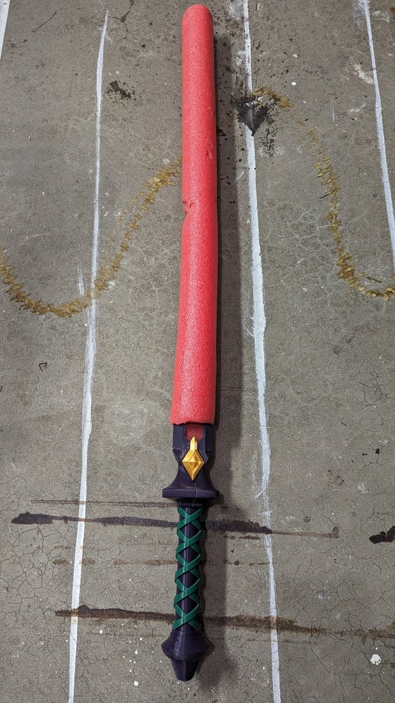 Zelda Master Sword Interchangeable Pool Noodle (Remix) by MyUserName ...
