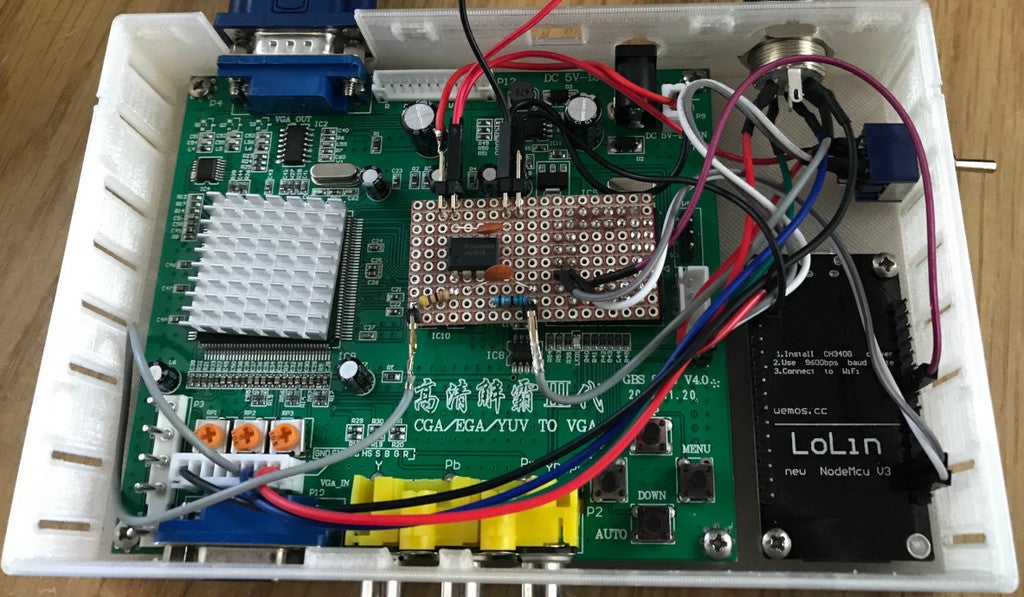 GBS 8200 RGB to VGA Converter Box - CFW by TomDD | Download free STL ...
