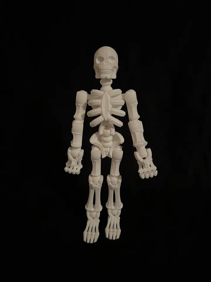 movable skeleton decoration by Hoani3D | Download free STL model ...