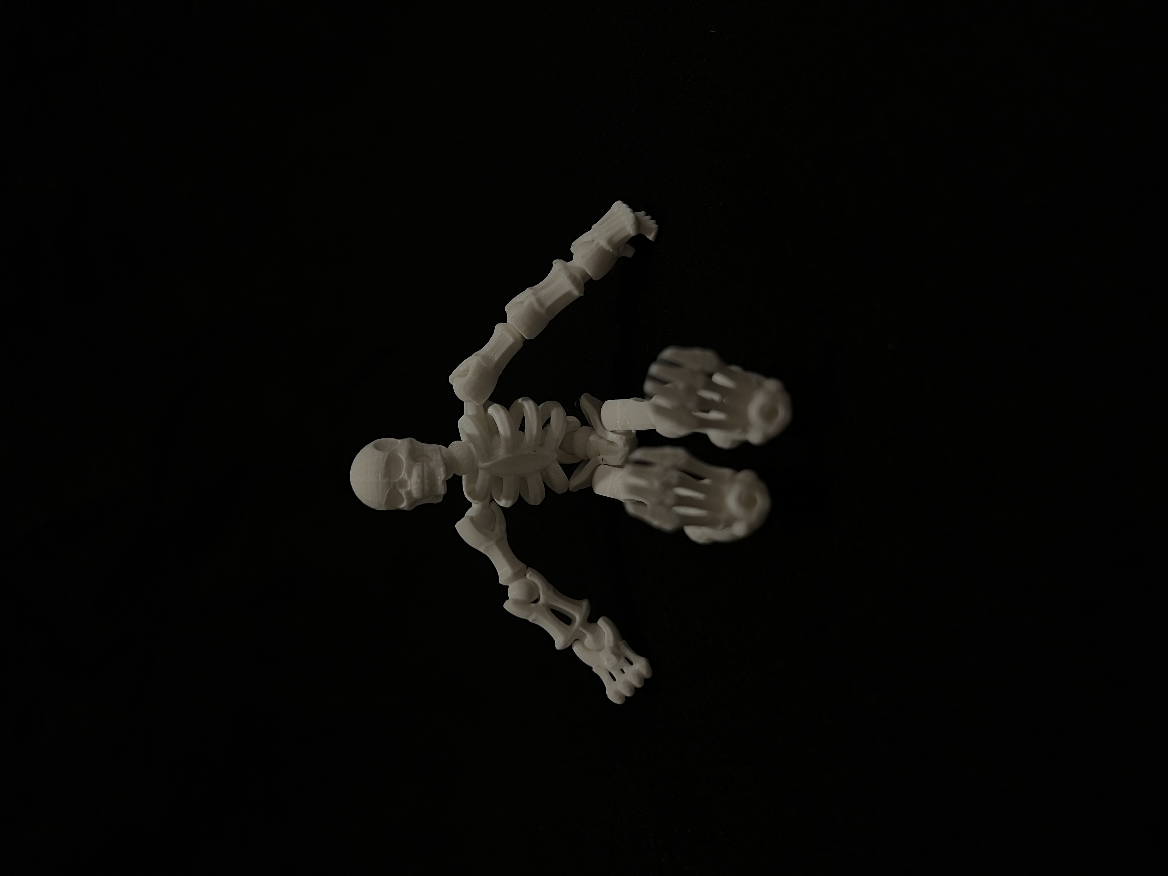 movable skeleton decoration by Hoani3D | Download free STL model ...