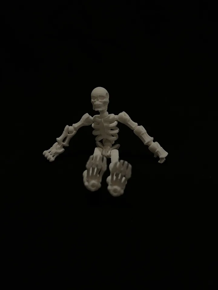 movable skeleton decoration by Hoani3D | Download free STL model ...