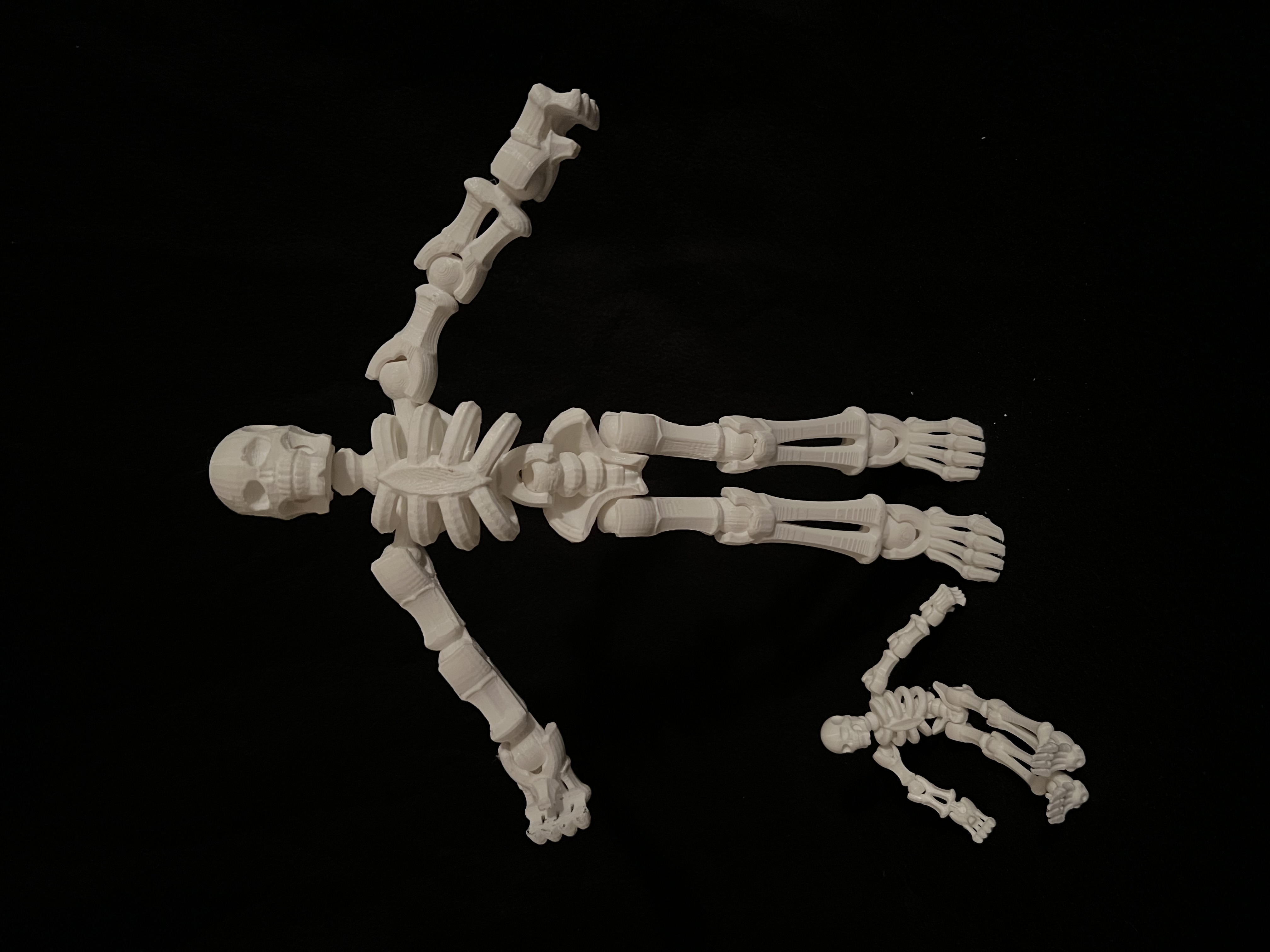 movable skeleton decoration by Hoani3D | Download free STL model ...