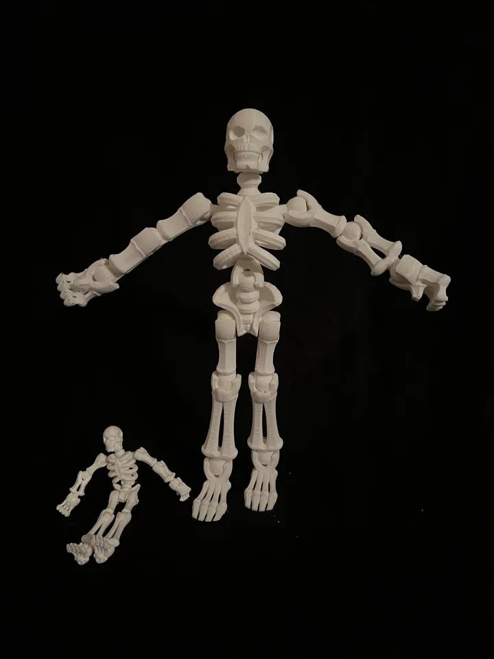 movable skeleton decoration by Hoani3D | Download free STL model ...
