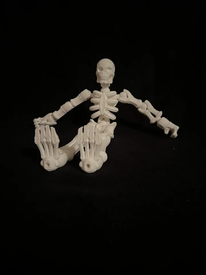 movable skeleton decoration by Hoani3D | Download free STL model ...