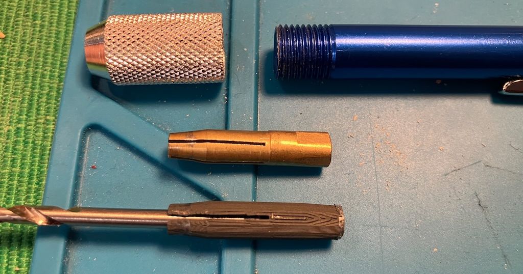 3mm collet for handheld pin vise by NoTrueSpaceMan | Download free STL ...