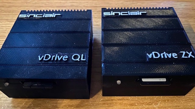 vDrive ZX / QL case for ZX Spectrum / Sinclair QL Microdrive ...