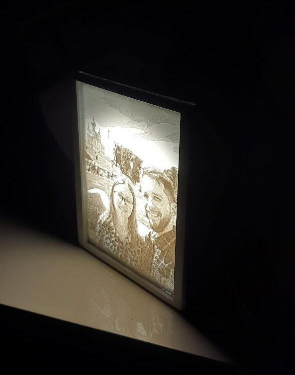 Lithophane night light frame by INT Craft | Download free STL model ...