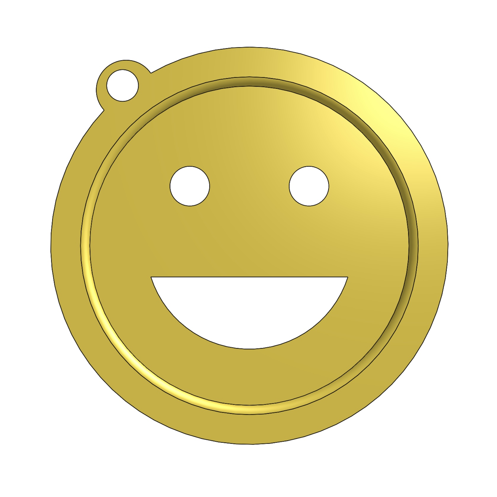 Smiley face keychain by Matin Keivanloo | Download free STL model ...