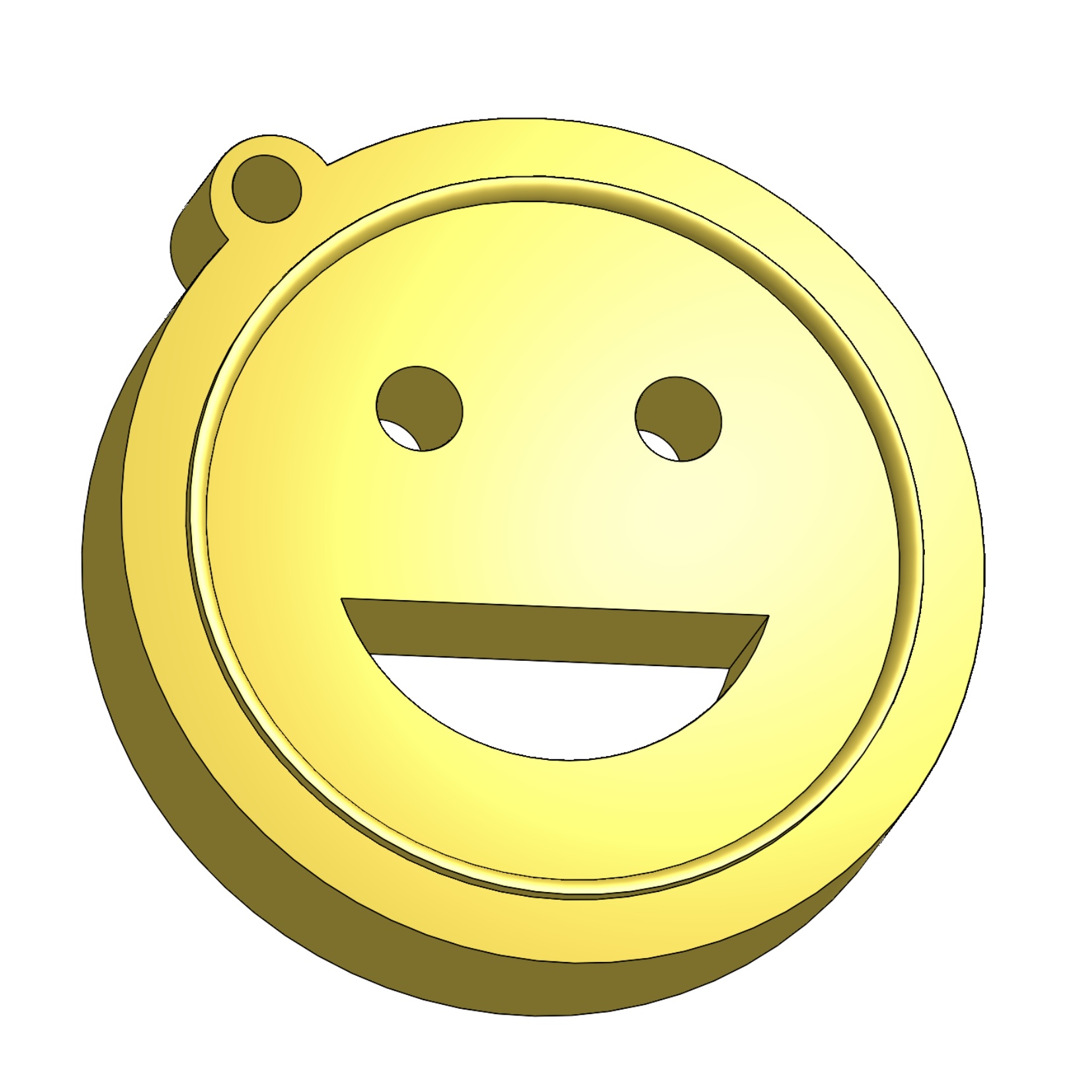 Smiley face keychain by Matin Keivanloo | Download free STL model ...