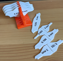 Radius Gauge Set by Joshua | Download free STL model | Printables.com