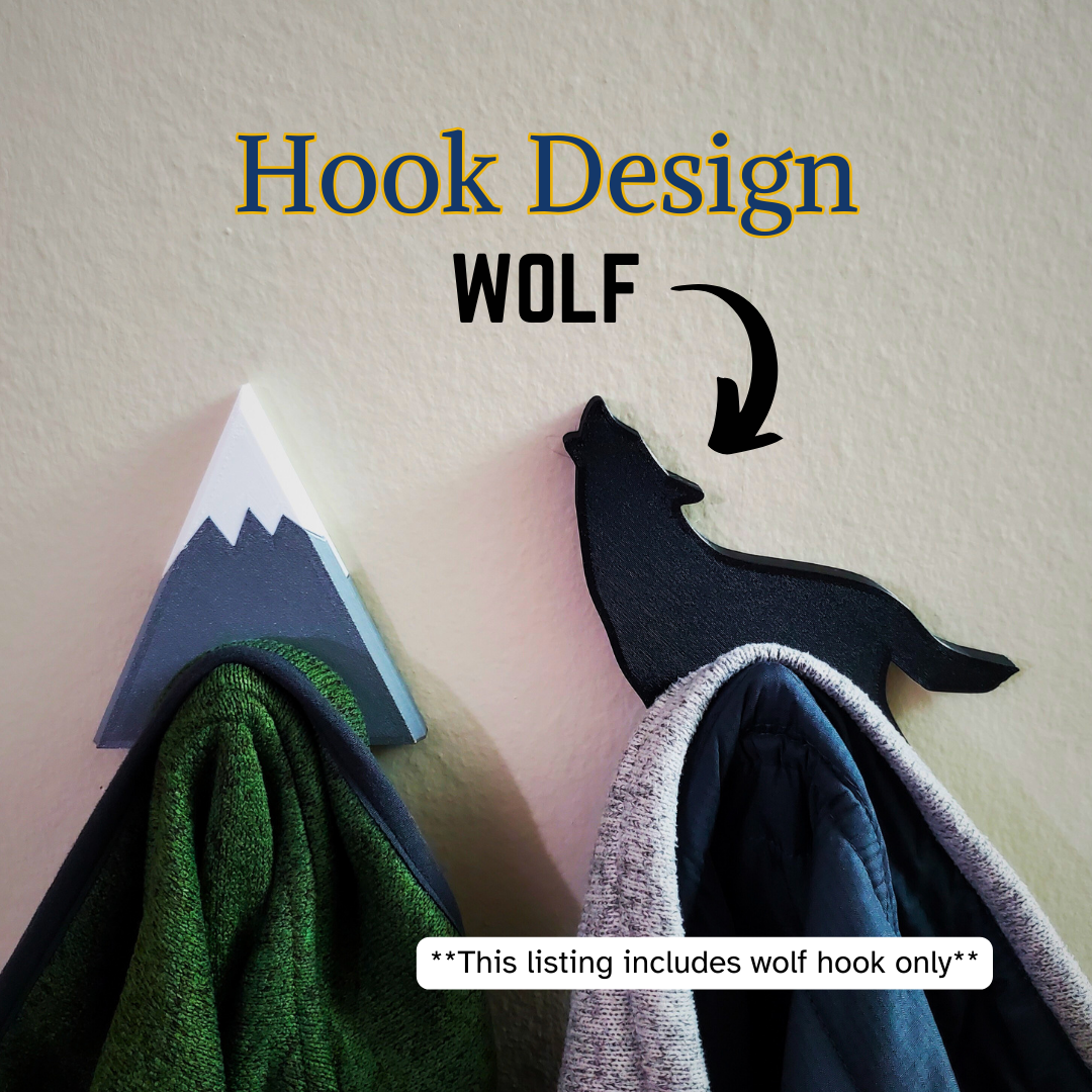 Wolf Coat Hook von Ziggy | Kostenloses STL-Modell herunterladen ...