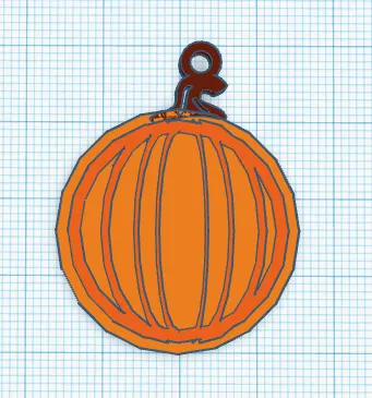 pumpkin key chain by Jack Phipps | Download free STL model | Printables.com