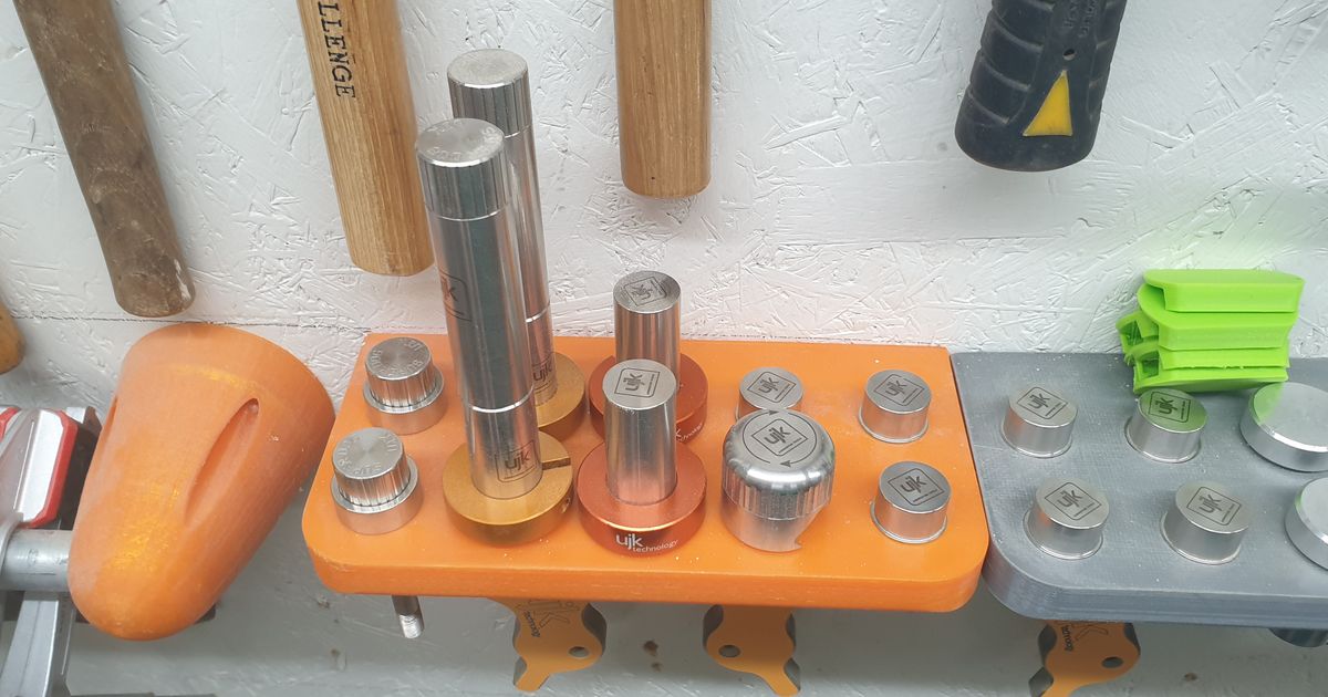 20mm UJK BENCH DOG HOLDER V1 - unit with parf dog holes by spline72 ...