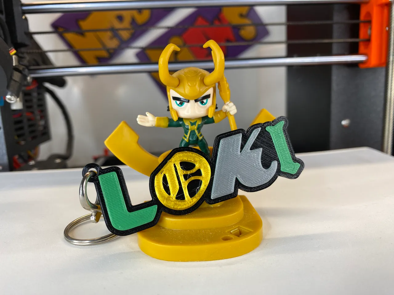 Loki Keychain by nerdyviews | Download free STL model | Printables.com