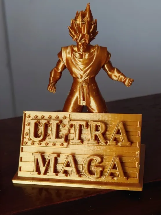 Ultra Maga Goku Trump Meme by TezlaKoilz | Download free STL model ...