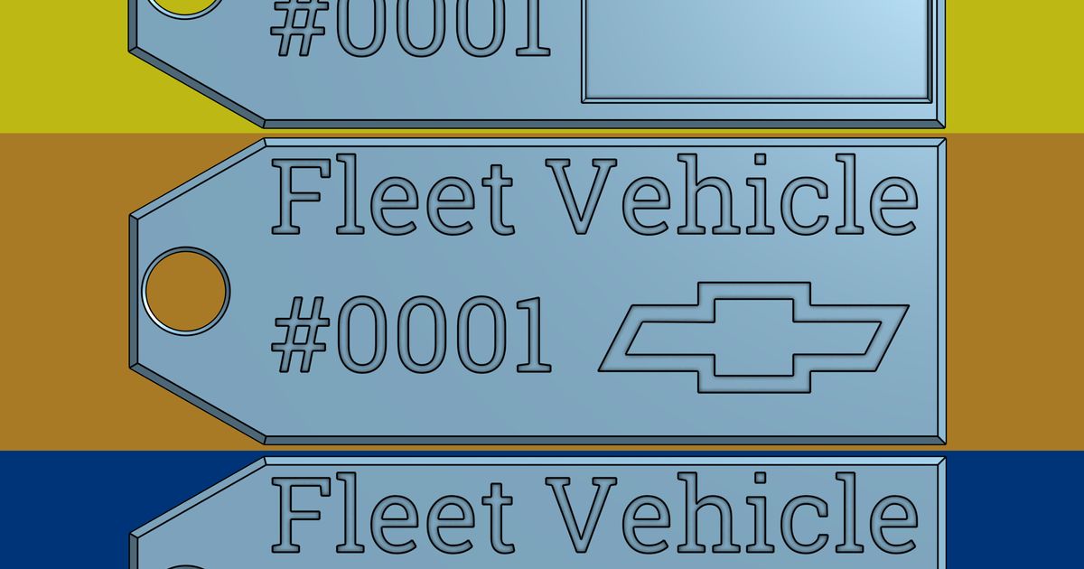 Fleet Vehicle Tags (Ford, Chevy, Kia & Blank) by MaxTheSpy | Download ...