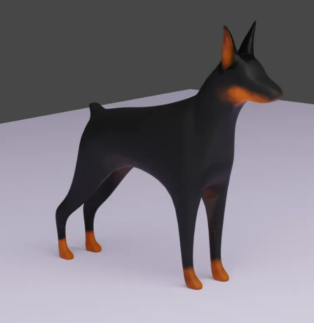 Low Poly Doberman Keychain / Dobermann Key / Dog Keychain by Leow ...