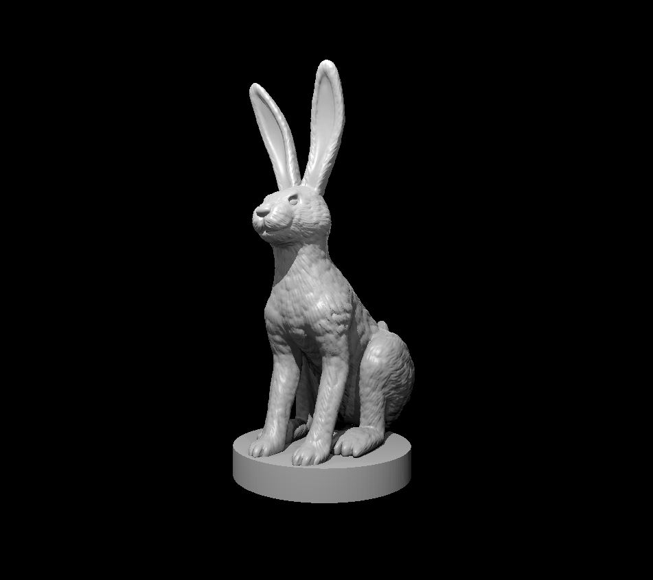 Jackalope & Regular Jack Rabbits by MZ4250 | Download free STL model ...