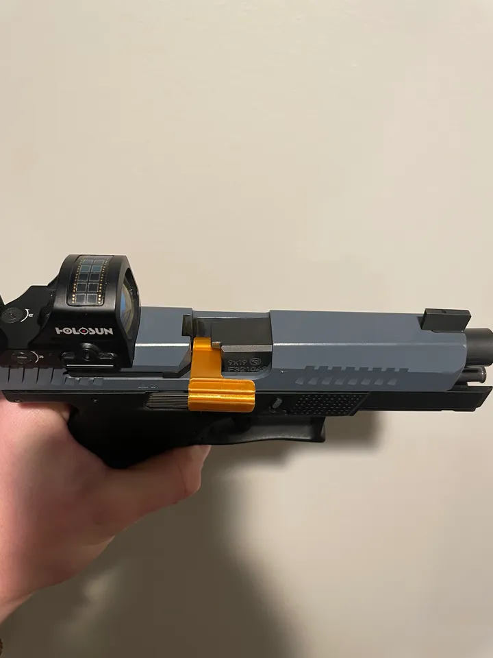 Modern 9mm Chamber Flag by morganridd | Download free STL model ...