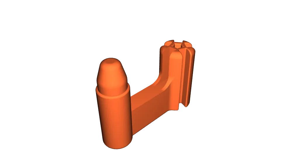 Modern 9mm Chamber Flag by morganridd | Download free STL model ...