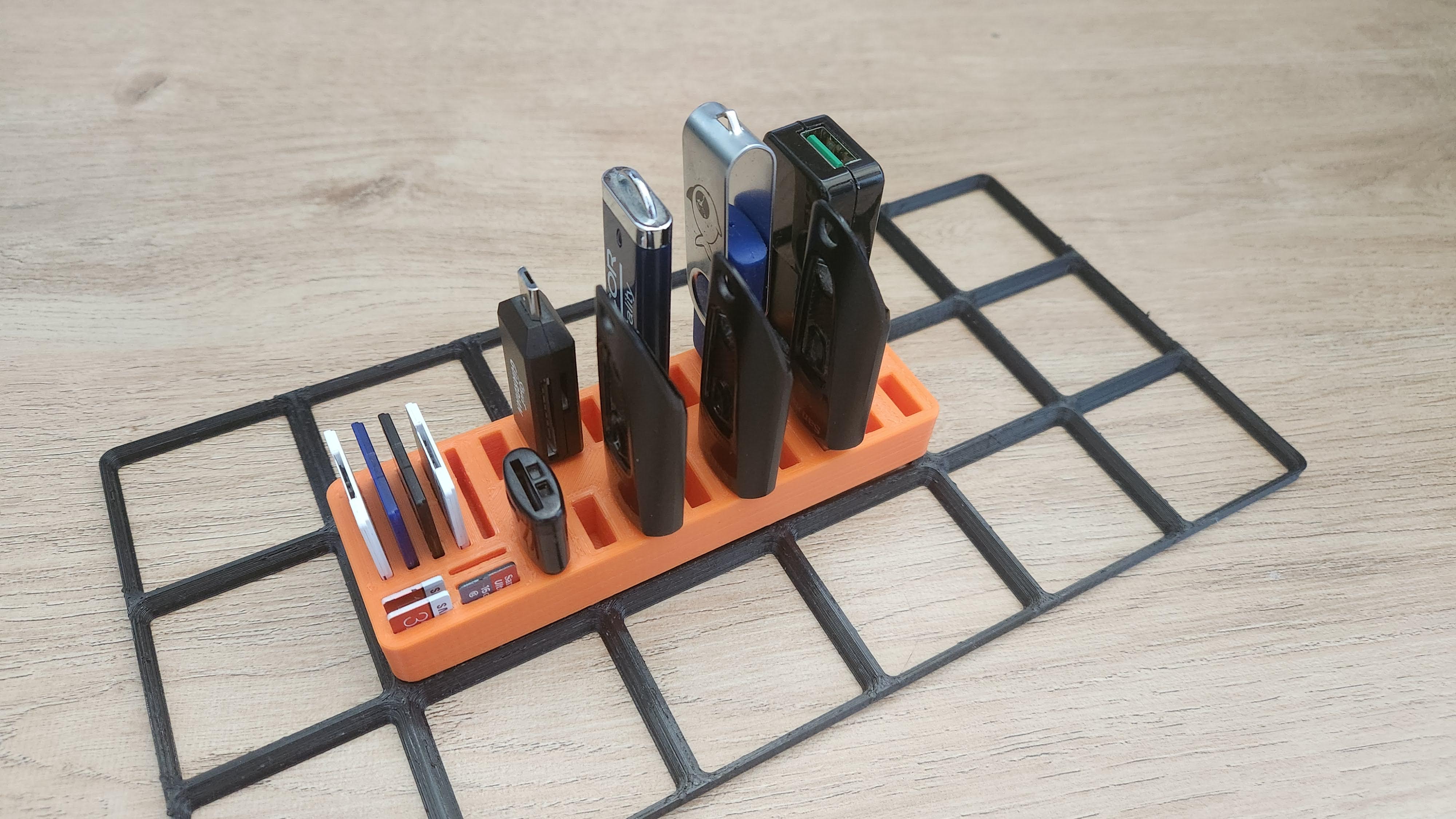 Gridfinity USB/SD Card Holder by Pangit99 | Download free STL model ...