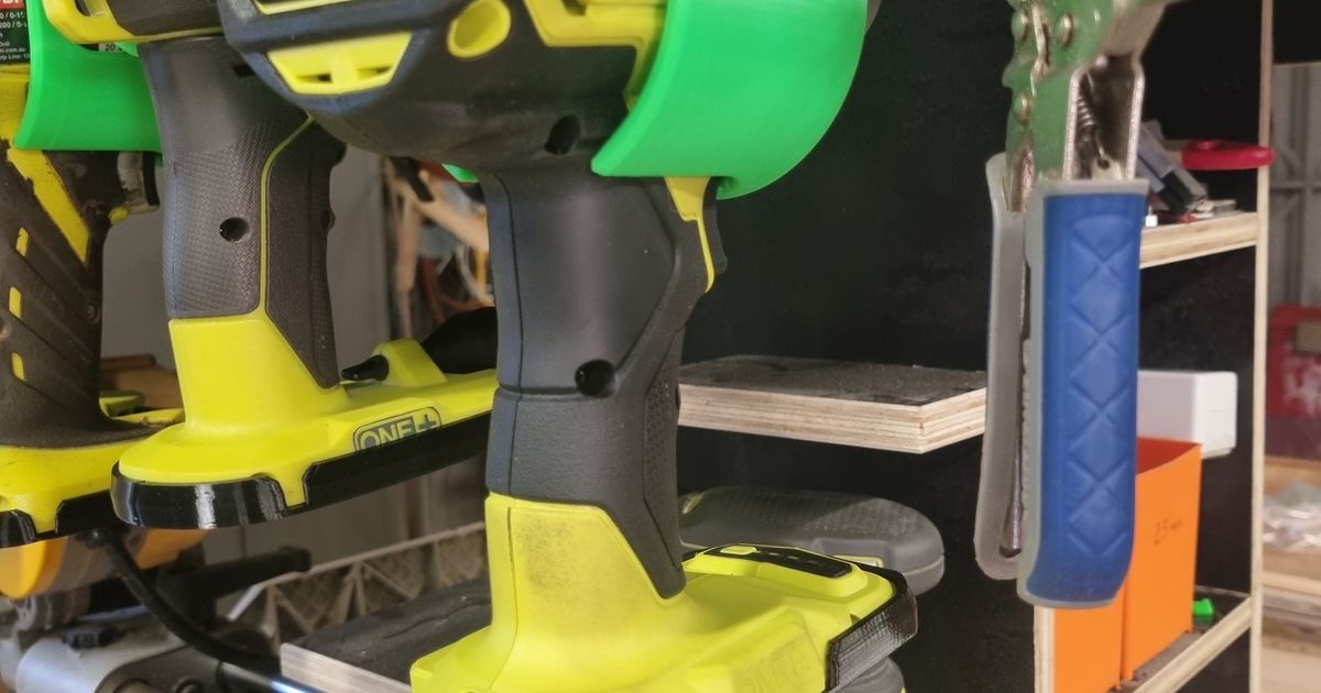 ryobi 12.75 impact holder riw18x by chris | Download free STL model ...