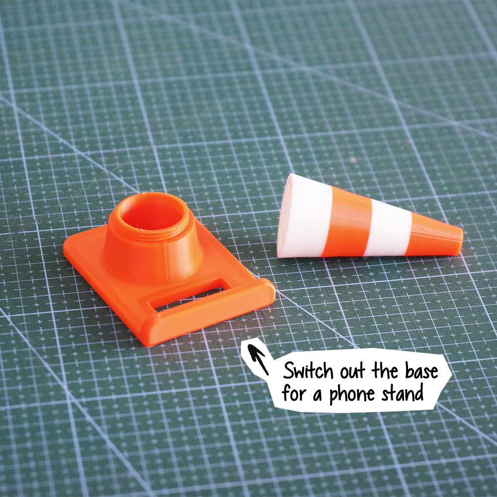 Modular Traffic/Construction Cone (Tabletop Miniatures) by Whadup ...