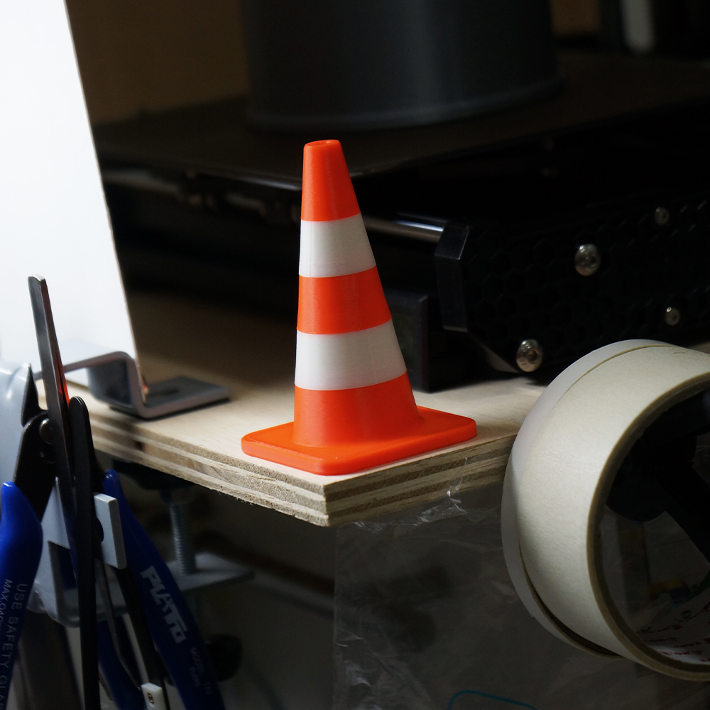 Modular Traffic/Construction Cone (Tabletop Miniatures) by Whadup ...