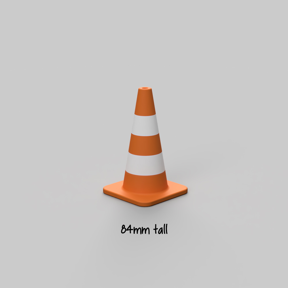 Modular Traffic/Construction Cone (Tabletop Miniatures) by Whadup ...