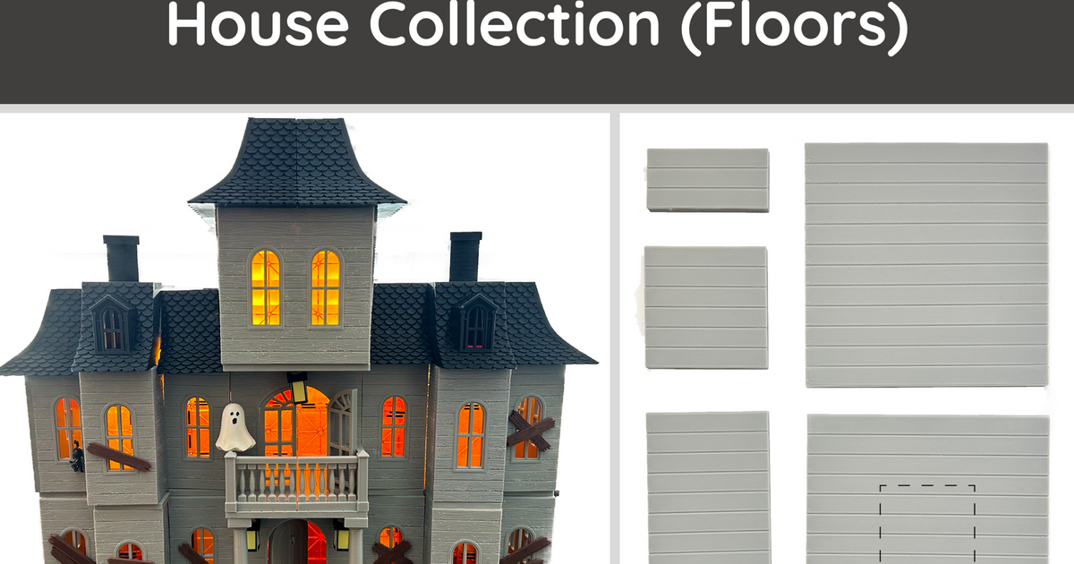 Magnetic Tiles Haunted House: Floor/Flat Roof Pieces by 3DPmom ...