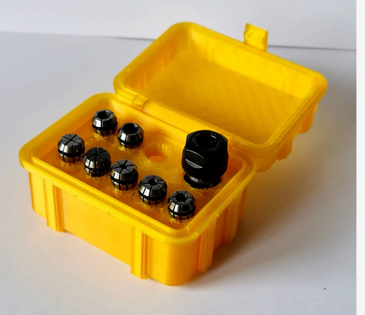 Rugged box insert for CNC Collets by tony | Download free STL model ...