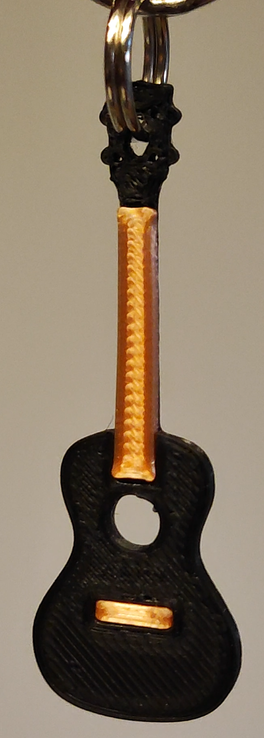 Ukulele Key Chain by Andrius Strazdas | Download free STL model ...