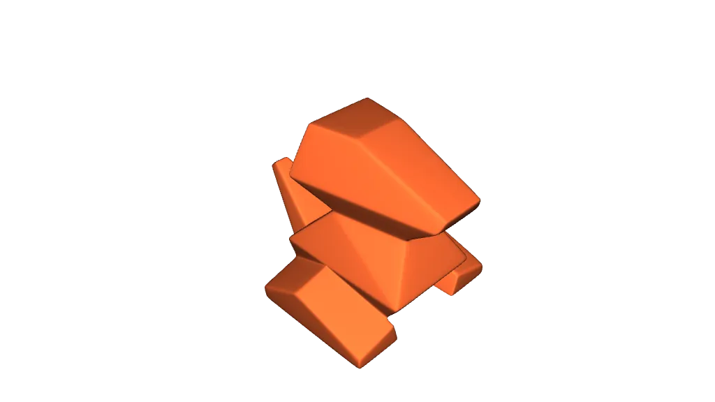Low-poly Porygon by Agustin Arroyo | Download free STL model ...