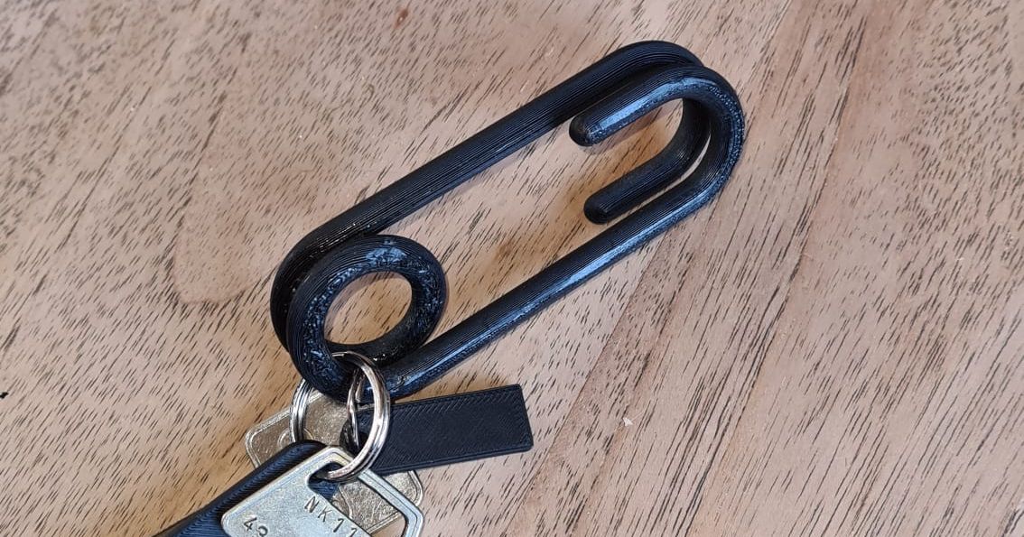 Easy reconfigurable keyhook by Barrie Vermazen | Download free STL model | Printables.com
