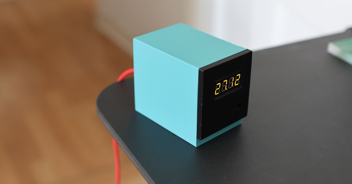 RP2040 thermometer enclosure by Jakub Horák | Download free STL model ...