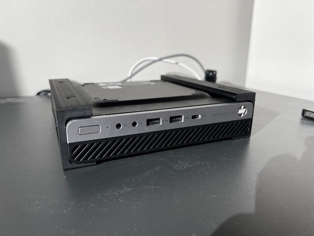 HP EliteDesk Mini 800 G5 Under desk-mount (Might fit the other G-models ...