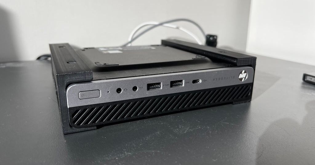 HP EliteDesk Mini 800 G5 Under desk-mount by aottesen | Download free ...